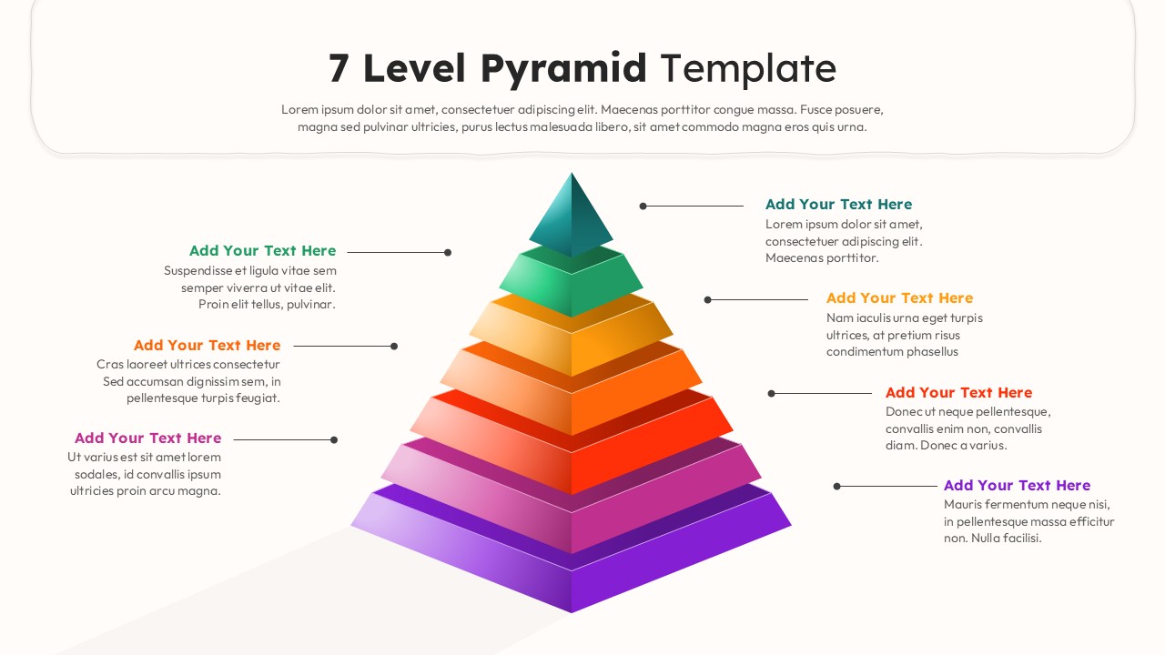Segmented Pyramid Diagram Template for PPT & Google Slides- SlidesDepot