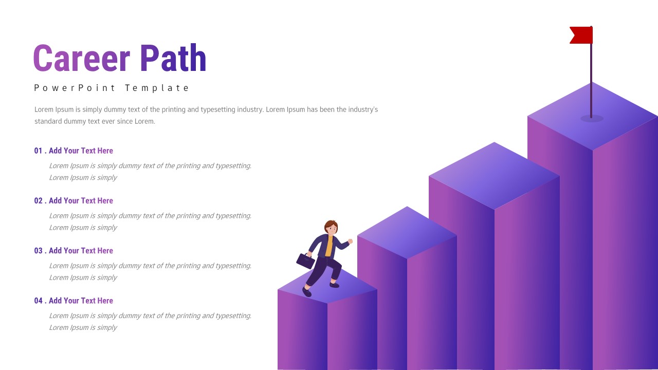 Free Career Path Presentation Template - SlidesDepot
