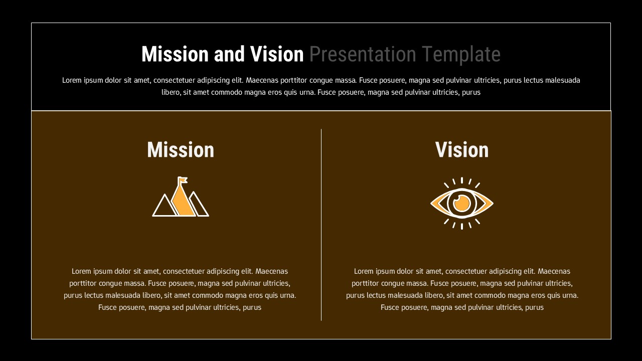 Mission and Vision Presentation Template - SlidesDepot