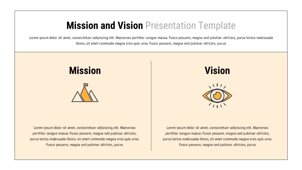 Mission and Vision Presentation Template - SlidesDepot