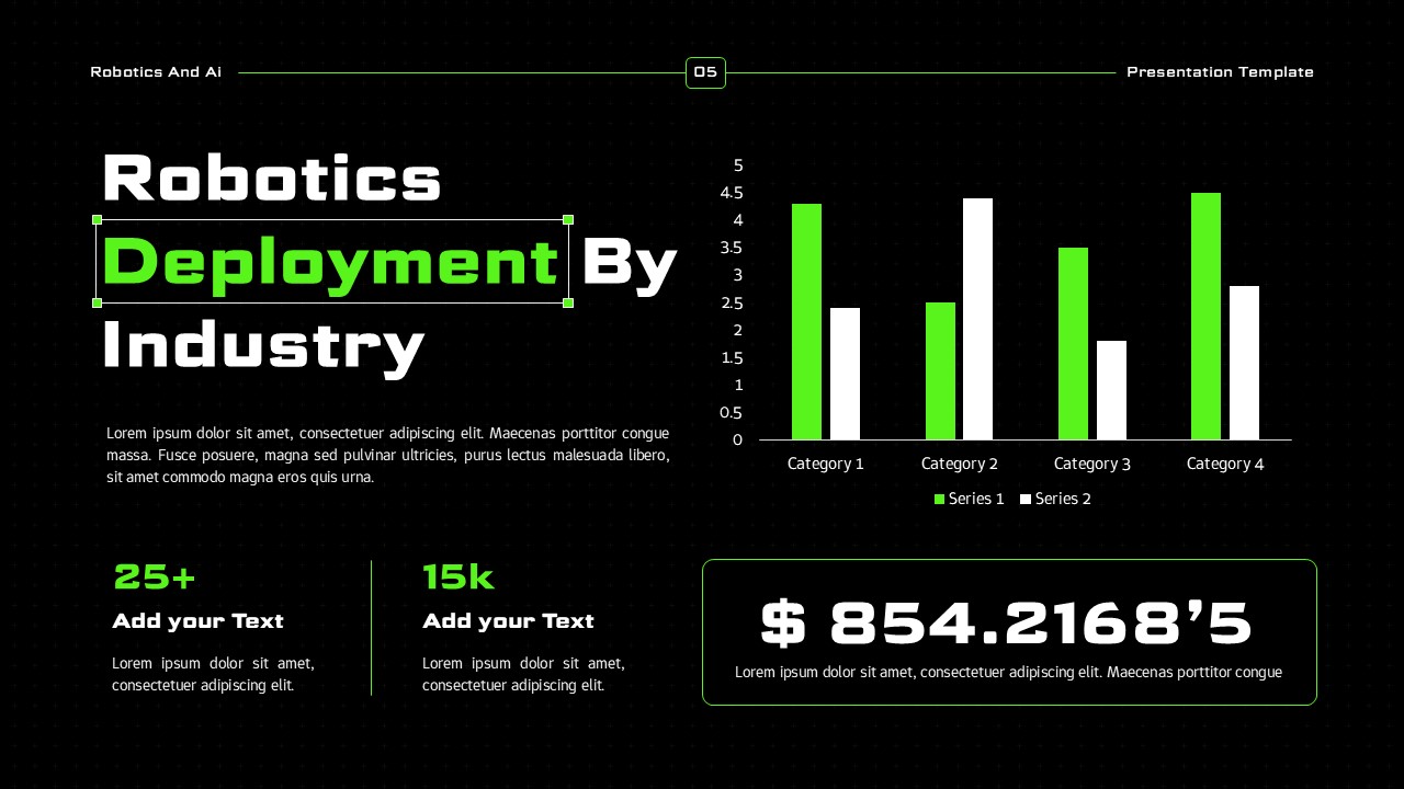 Robotics and AI Presentation Template Deployment - SlidesDepot