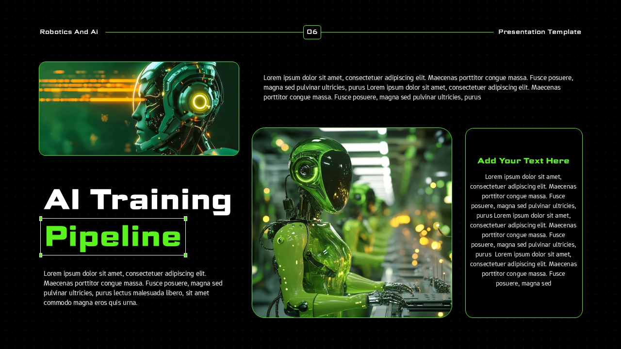 Robotics and AI Presentation Template- SlidesDepot