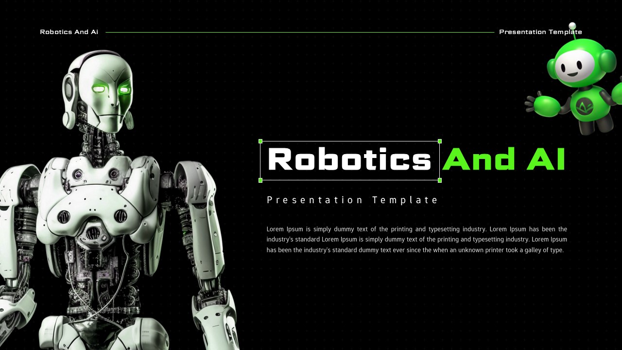 Robotics and AI Presentation Template- SlidesDepot