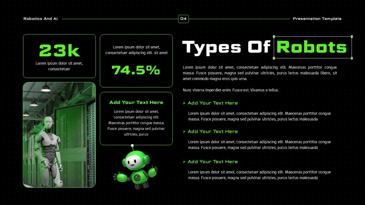 Robotics and AI Presentation Template- SlidesDepot