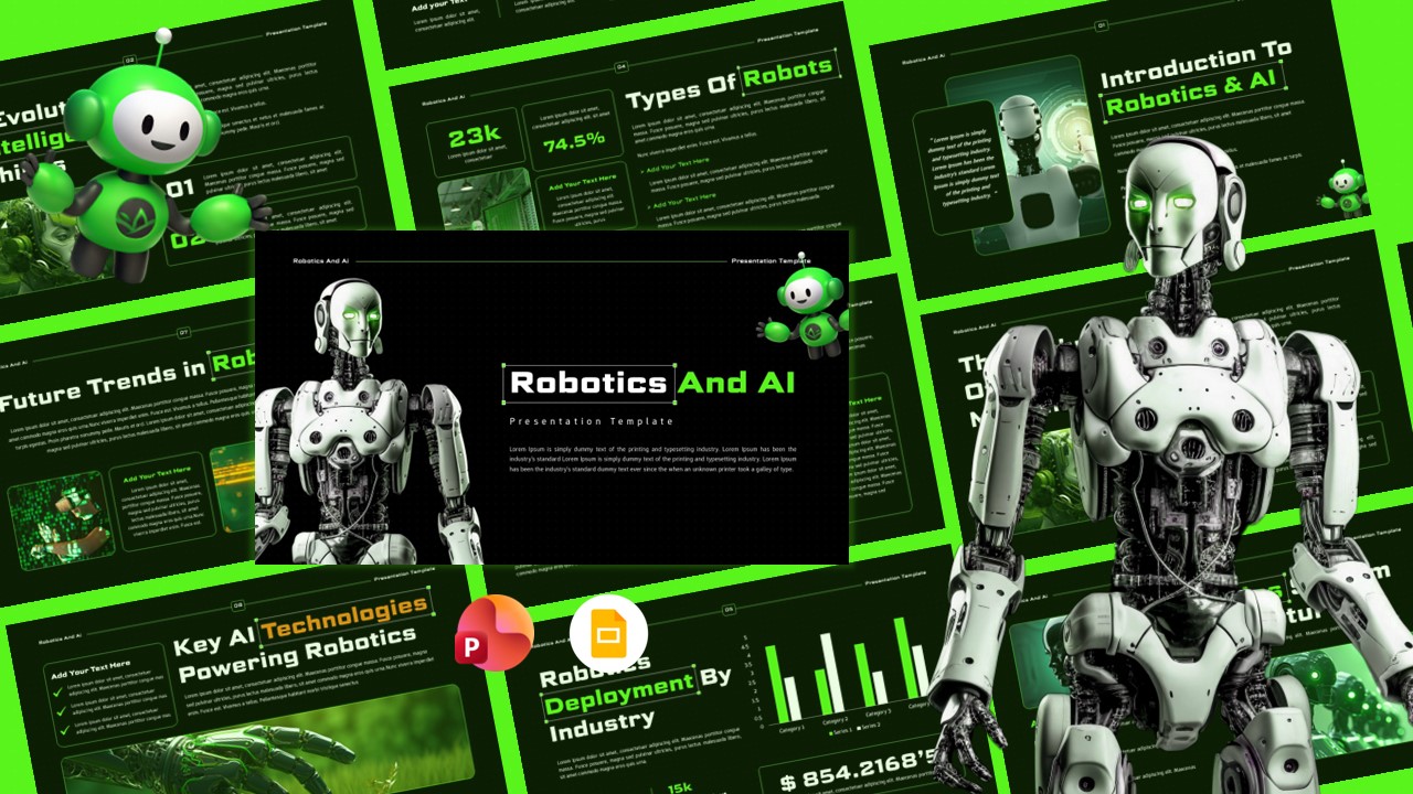 Robotics and AI Presentation Template- SlidesDepot