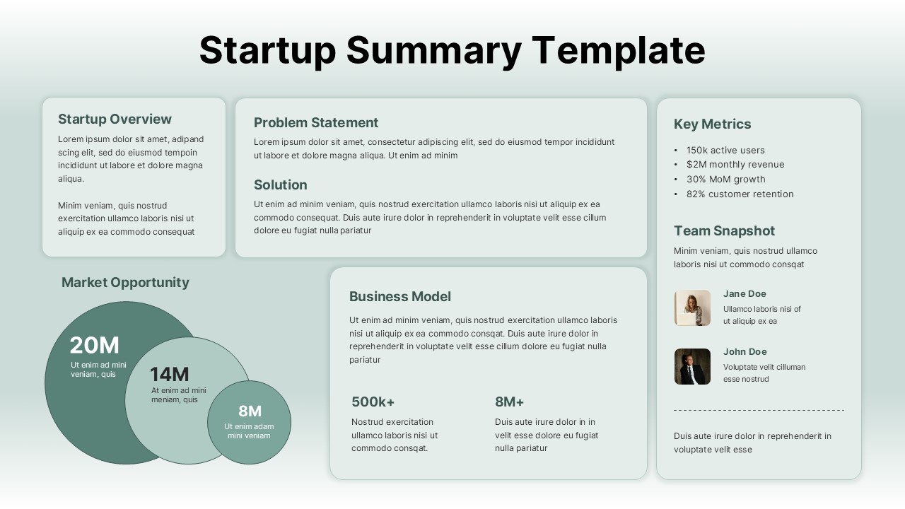 Project Summary Overview Template for PPT & Google Slides- SlidesDepot