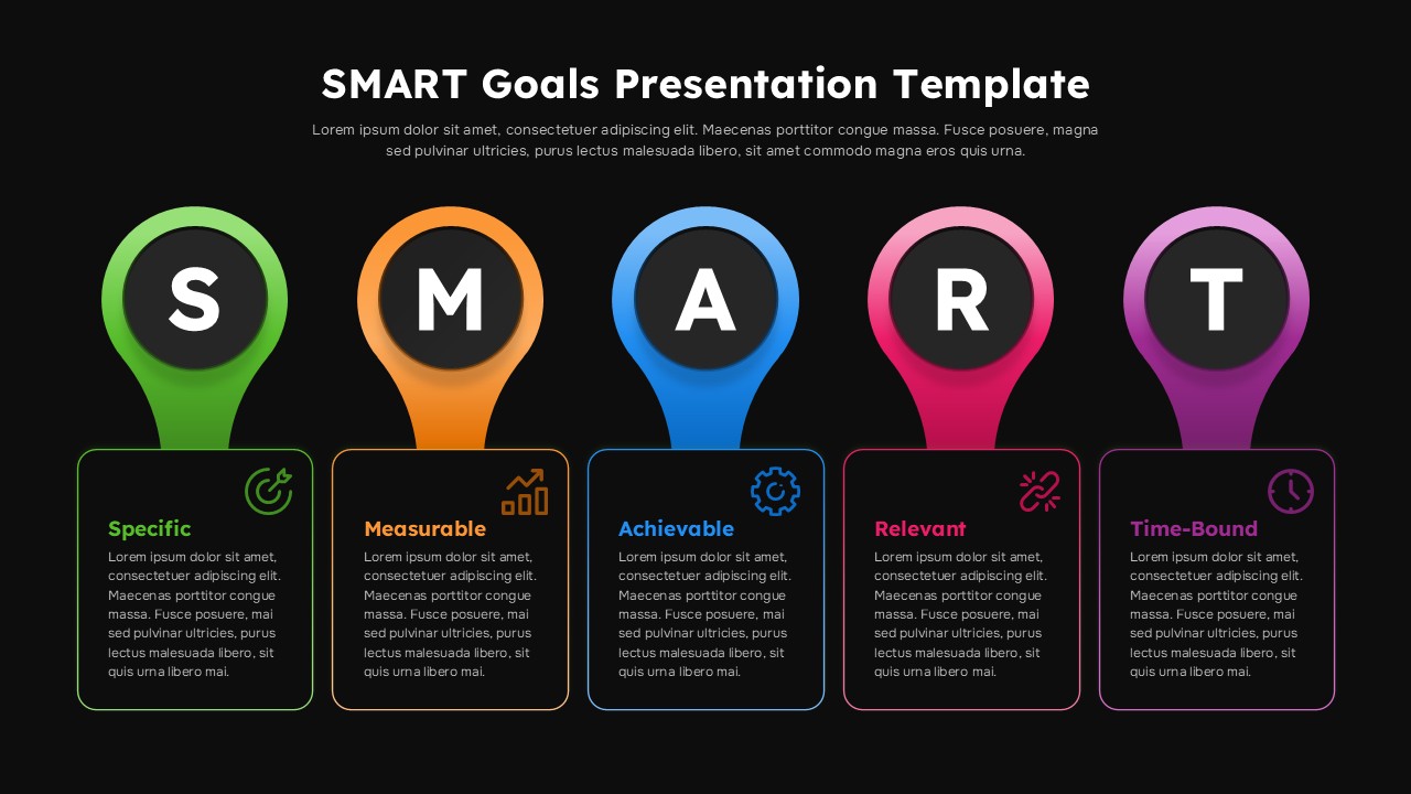 SMART Goals Infographic Template for PPT & Google Slides - SlidesDepot