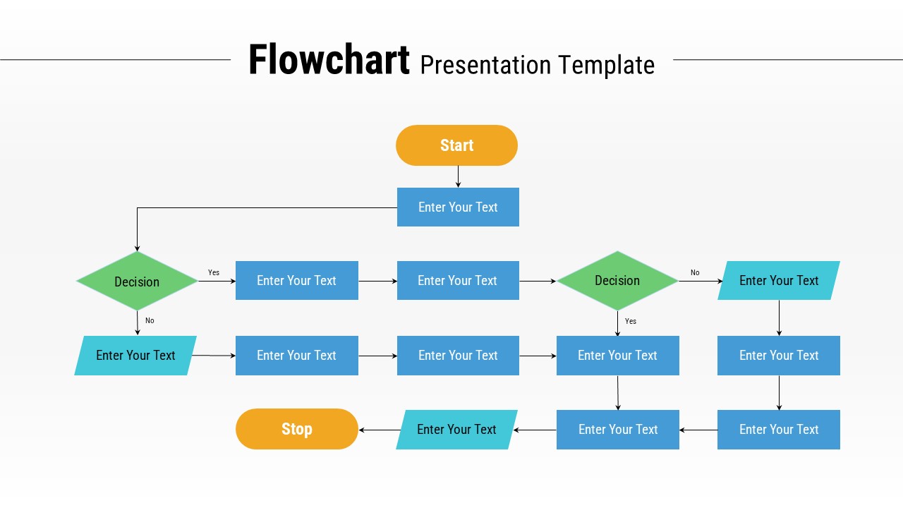 Business Flowchart Diagram Template for PowerPoint & Google Slides ...