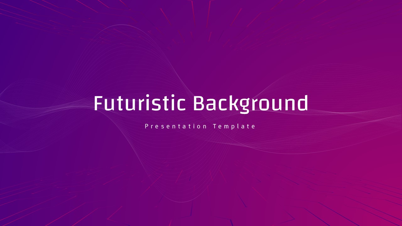 Futuristic Background Template for PowerPoint & Google Slides- SlidesDepot