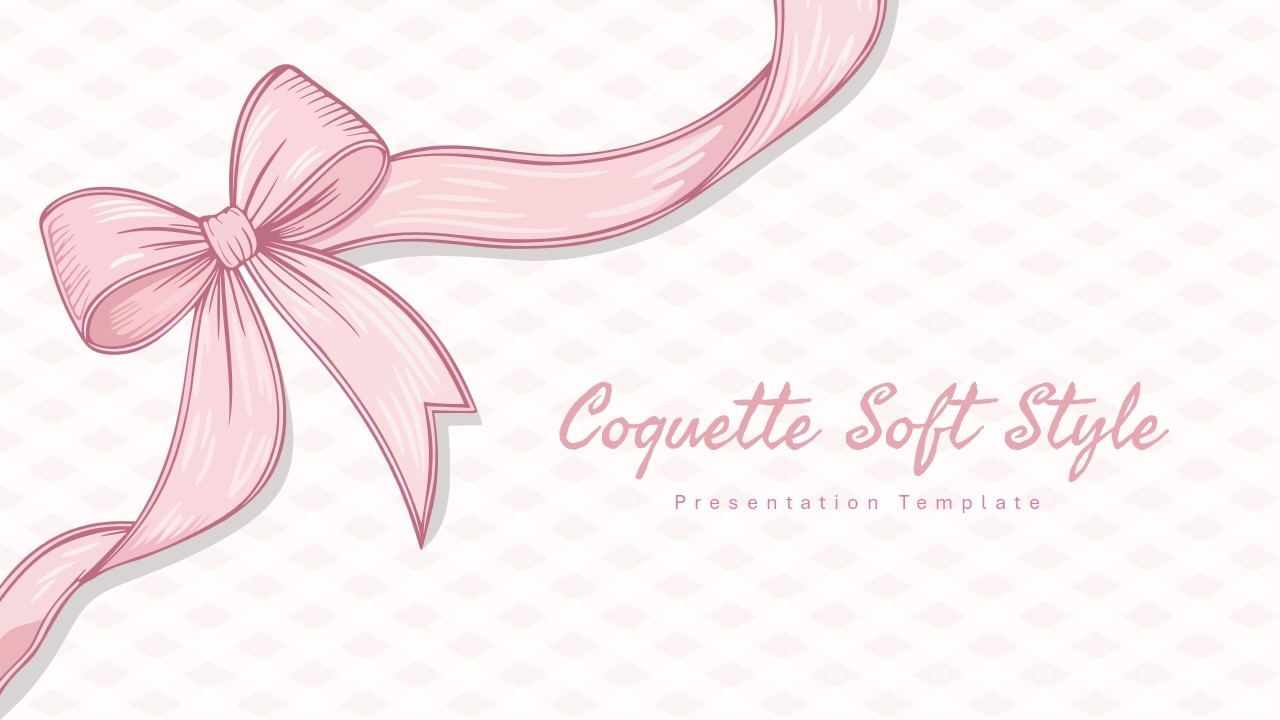Coquette Soft Style Template for PowerPoint & Google Slides - SlidesDepot