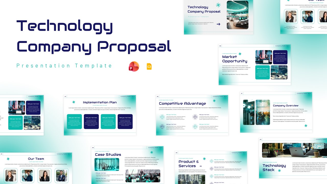 Thank You Slide for Technology Company Proposal Presentation - SlidesDepot