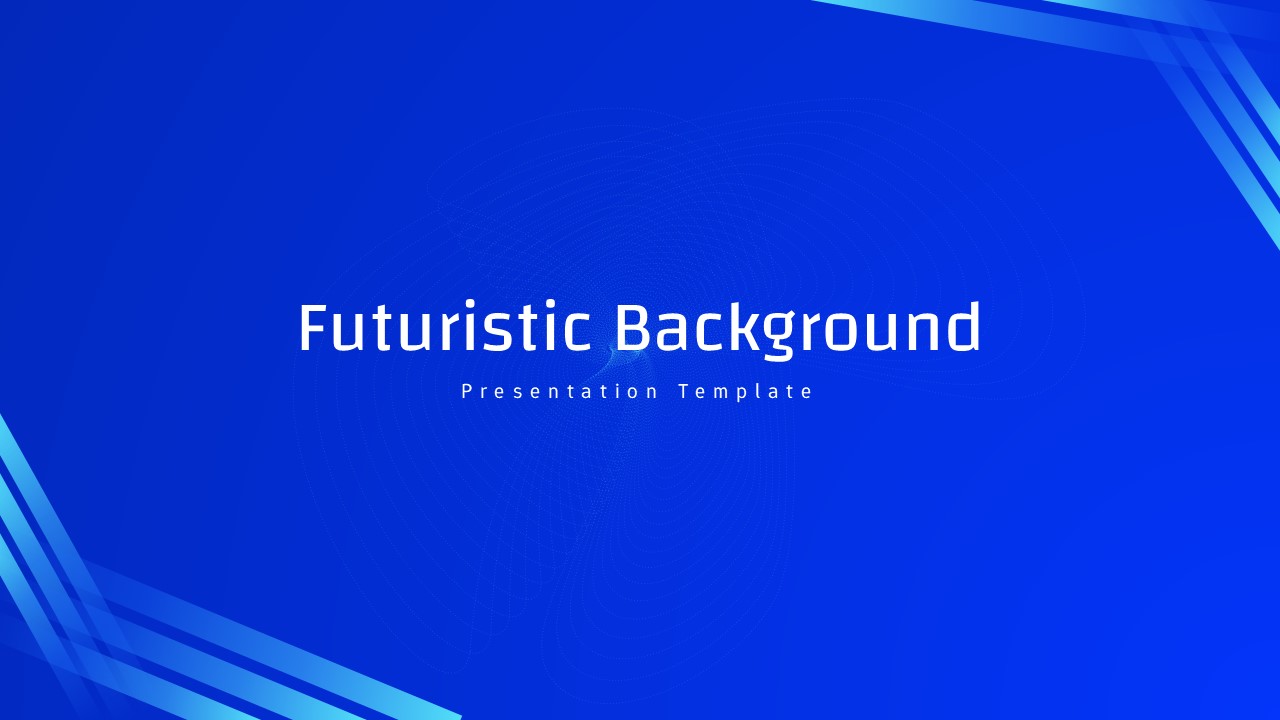 Free Futuristic Blue Background Template for PPT & Google Slides ...