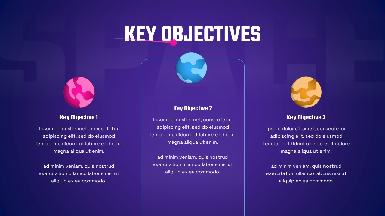 Space Theme Presentation Template for PPT & Google Slides- SlidesDepot