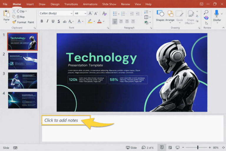 What are Speaker Notes and How to Add Them in PowerPoint - SlidesDepot