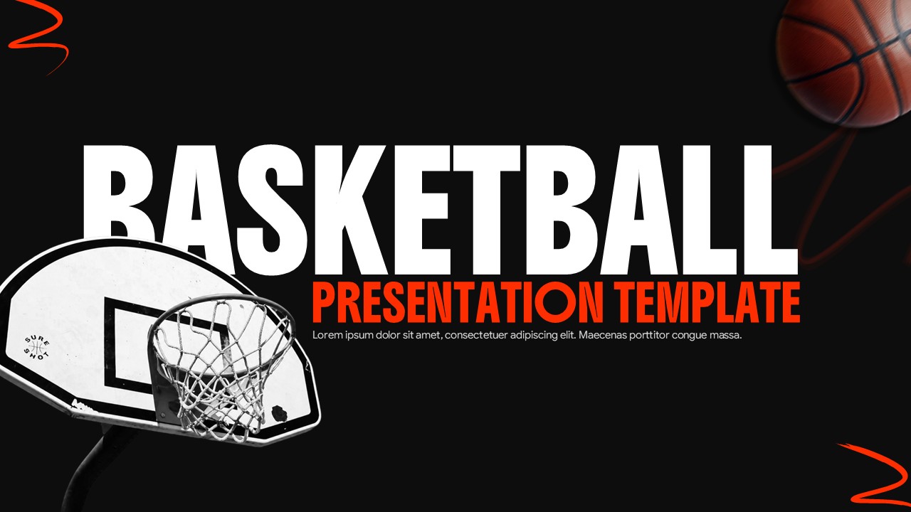 Basketball Presentation Hero Image Powerpoint And Google Slides ...
